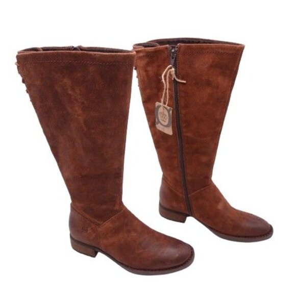 Born | Shoes | New Born Hayden Distressed Wide Calf Suede Leather Side ...